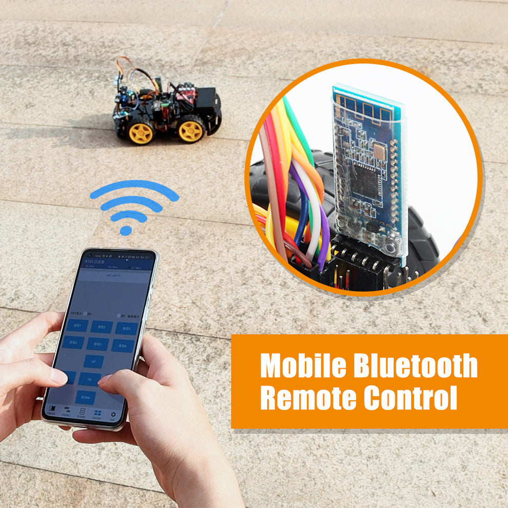 Smart Robot Car Kit For Arduino Uno R3 With App And Codes Tscinbuny