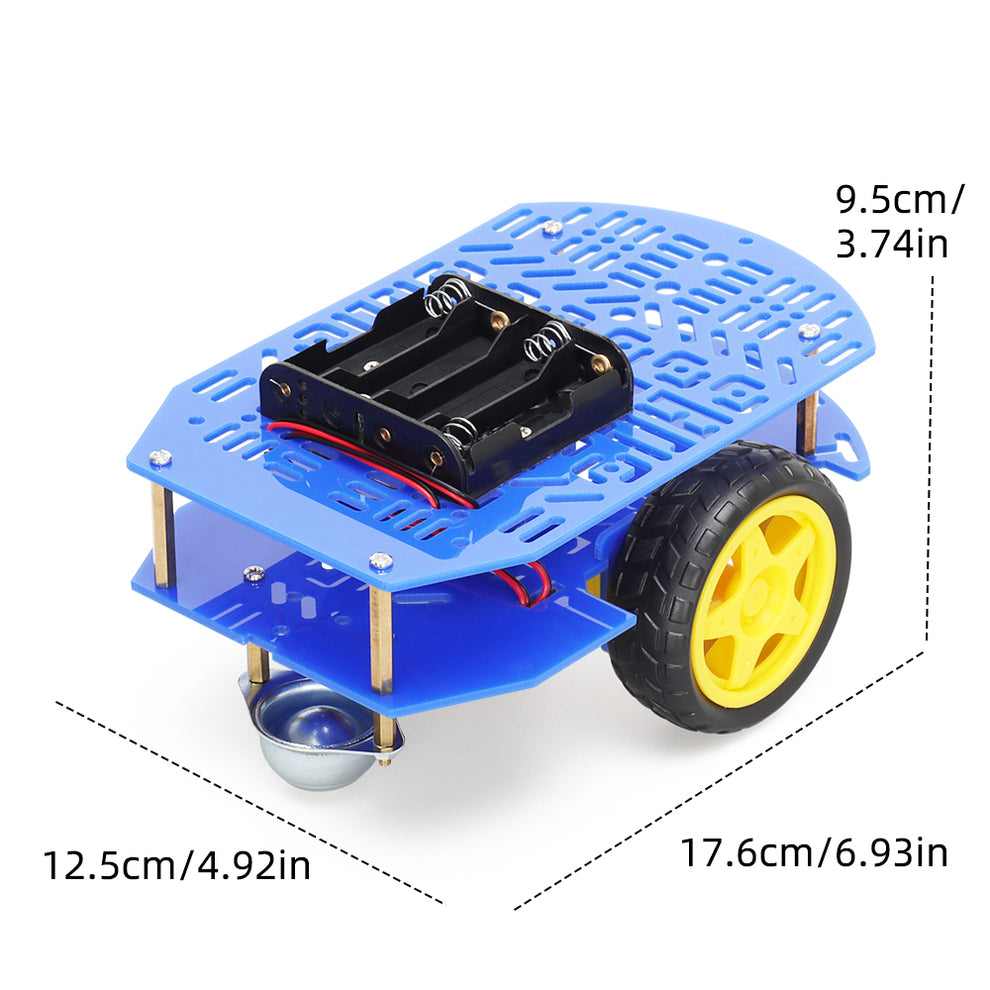 2WD Robot Car Acrylic Chassis – TSCINBUNY